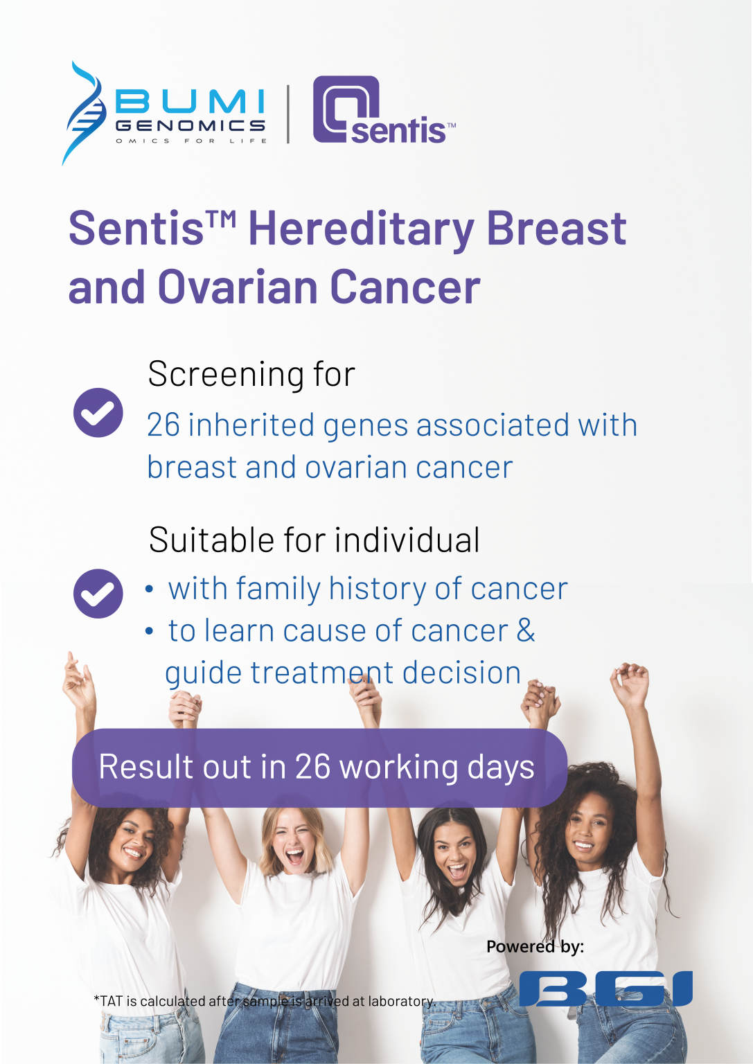 Sentis™ HEREDITARY BREAST AND OVARIAN CANCER (HBOC) – Bumi Genomics