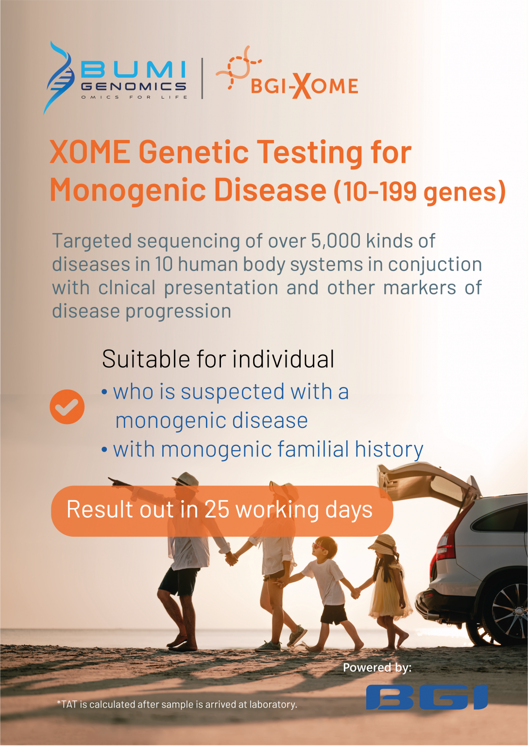 XOME GENETIC TESTING FOR MONOGENIC DISEASE (10-199 GENES) – Bumi Genomics
